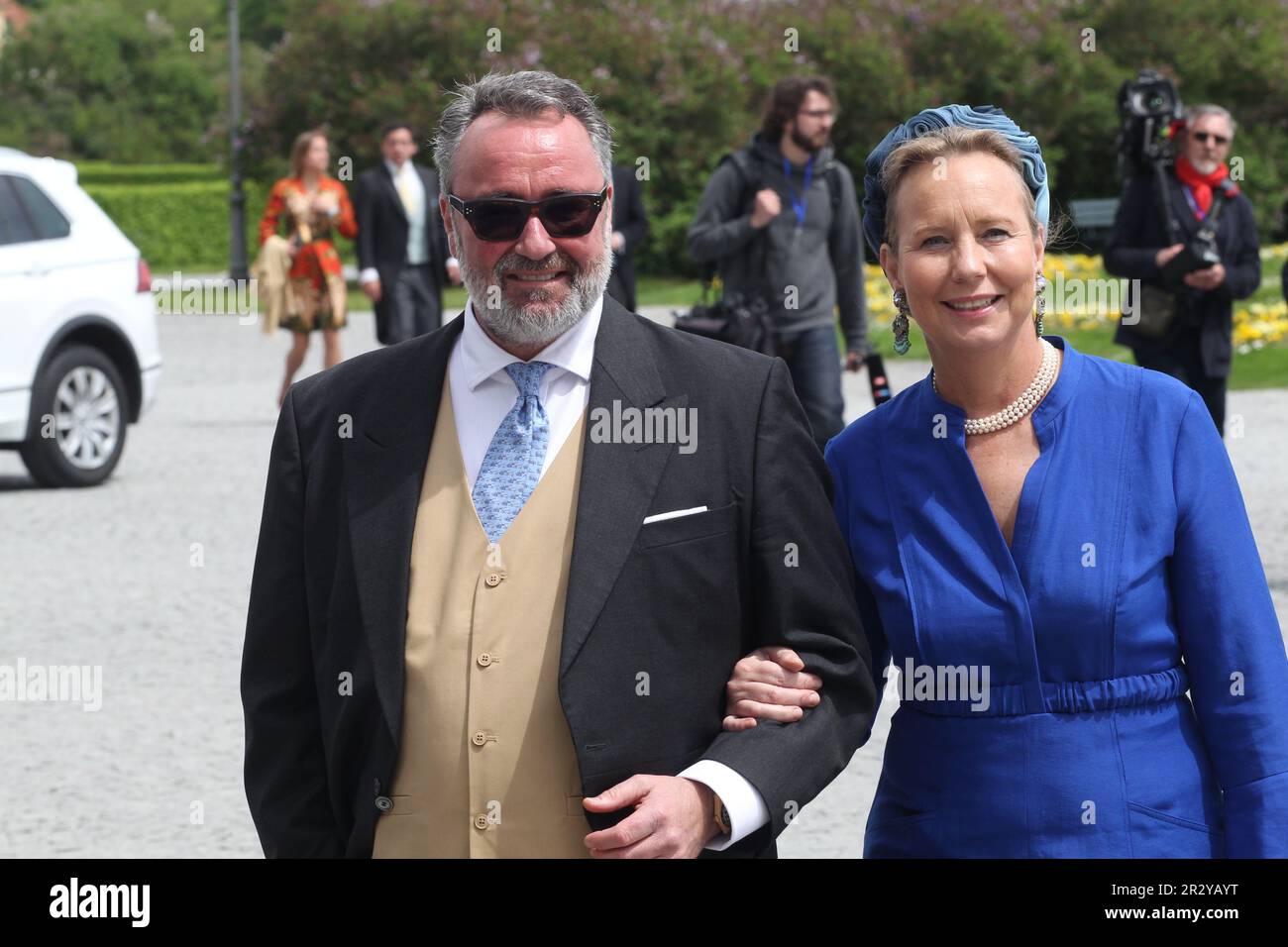 MÜNCHEN, Deutschland - 20. MAI 2023: Stephan Kuffler, Ehefrau Stephanie ...