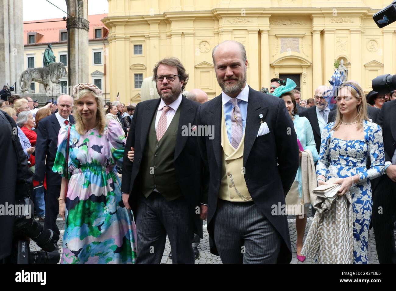 MÜNCHEN, Deutschland - 20. MAI 2023: (Links) Viktoria Luise und Ferdinand zu Leiningen, Prinz ...