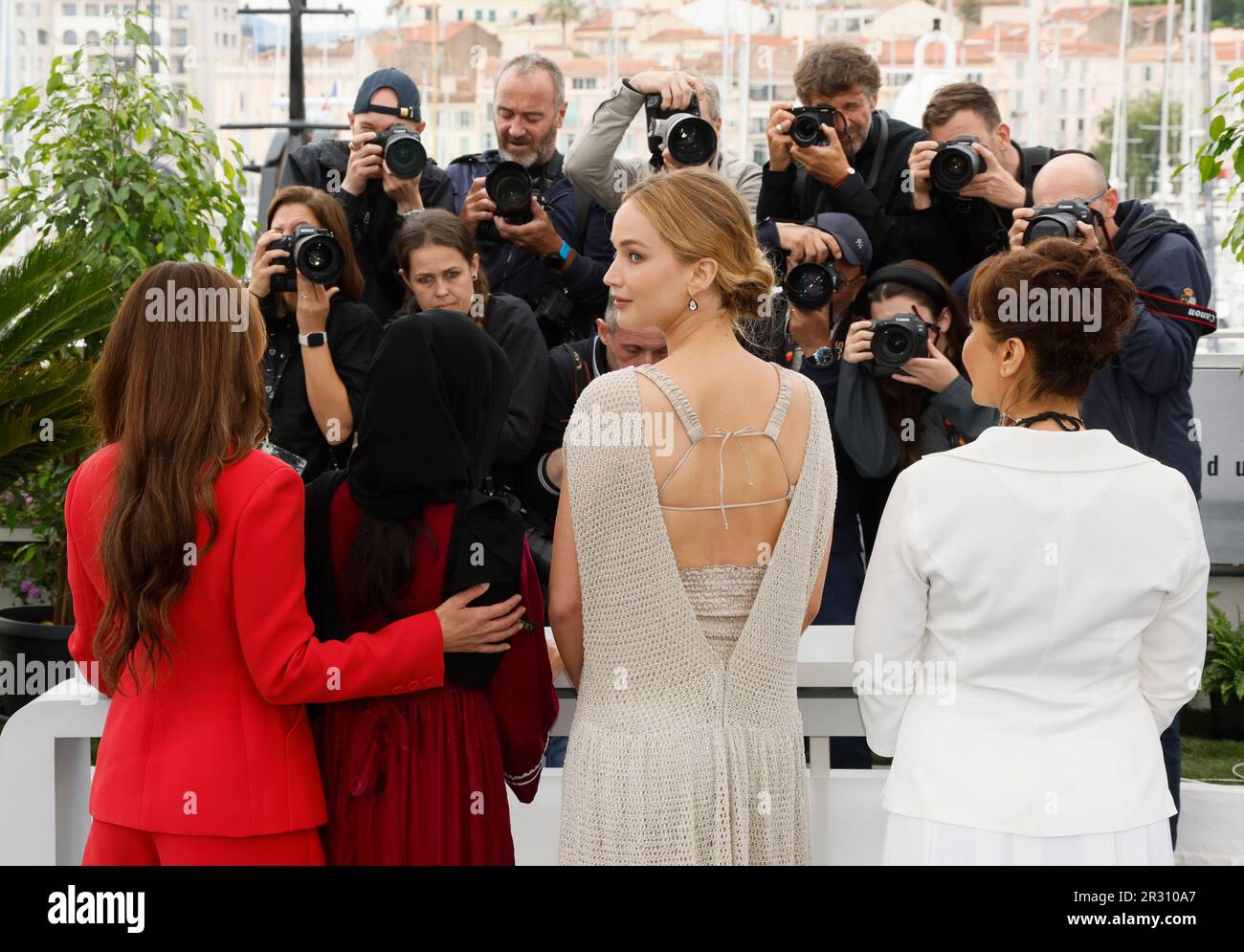 Producer Justine Ciarrocchi, from left, Zahra, producer Jennifer ...