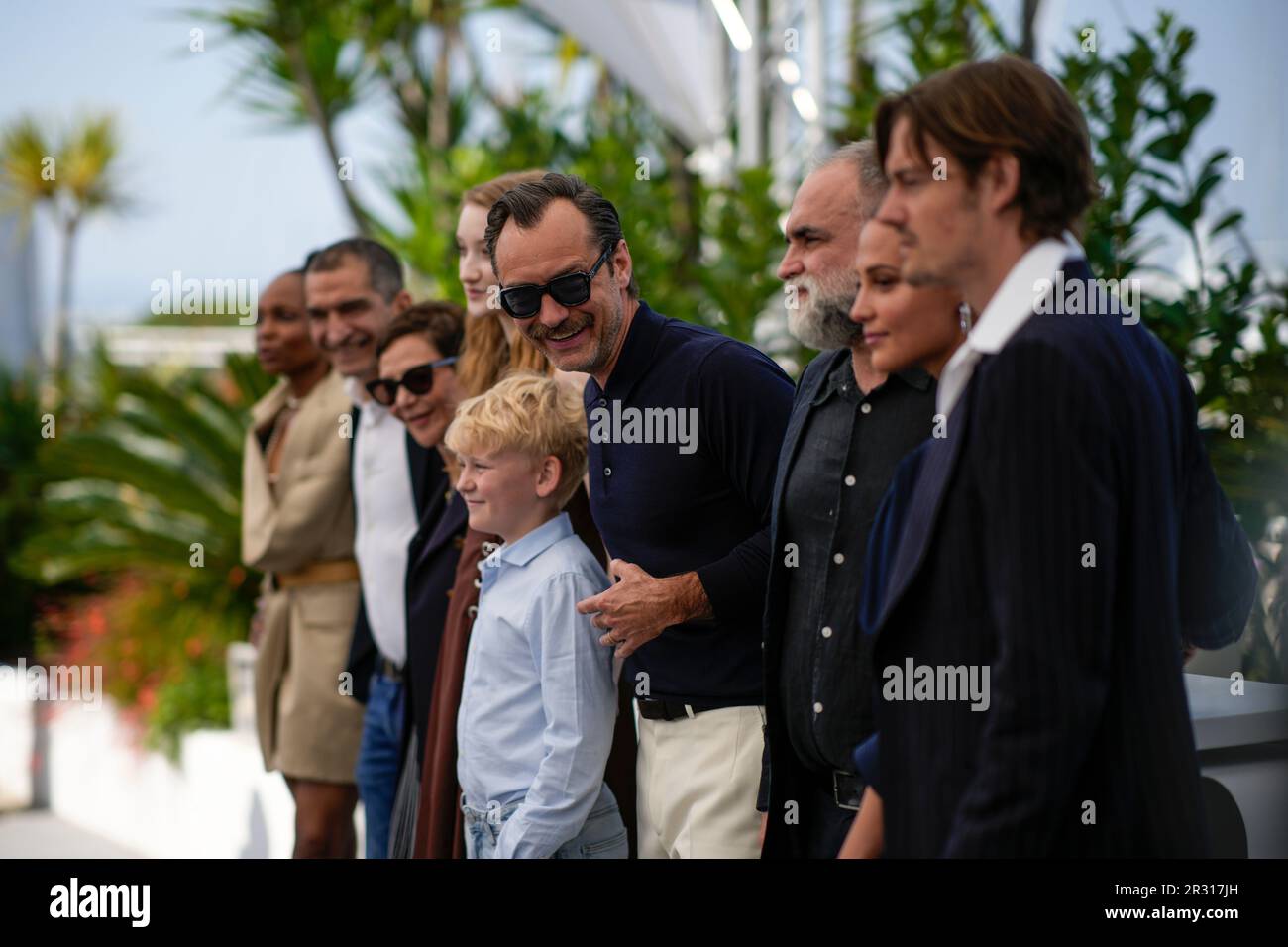 Mina Andala, from left, Amr Waked, producer Gabrielle Tana, Junia Rees ...