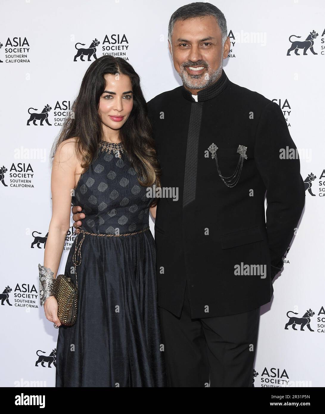 (L-R) Ayesha Thapar und Nikesh Arora auf der 2023 Asia Society Southern ...