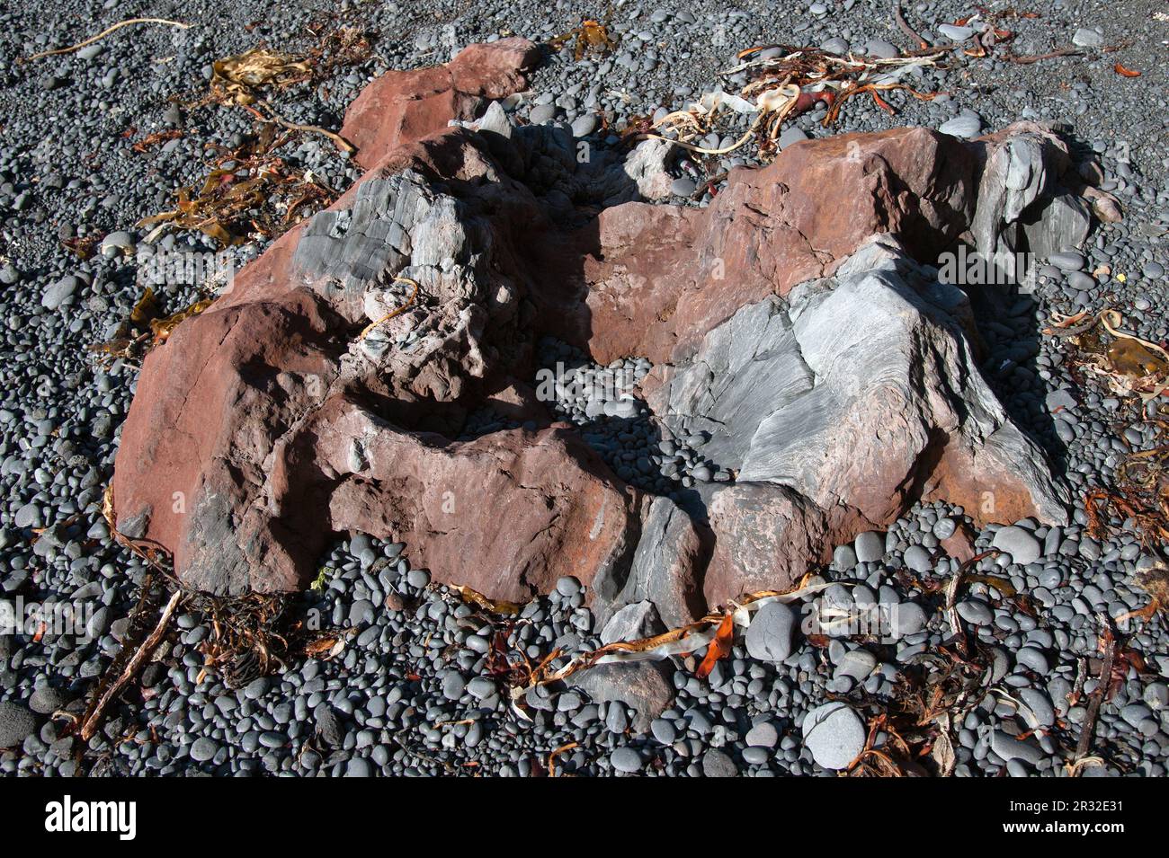 Der Westen Islands, am West Ende der Halbinsel Snæfellsnes, Steinhaufen ...
