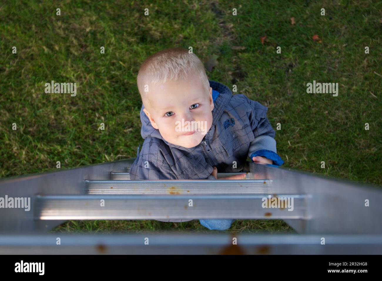 Leiter halten -Fotos und -Bildmaterial in hoher Auflösung – Alamy