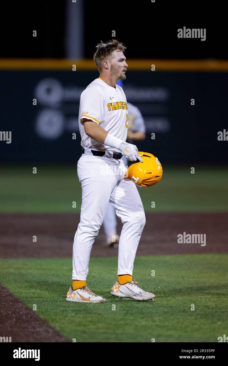 Tennessee Volunteers first baseman Blake Burke (25) in action against ...