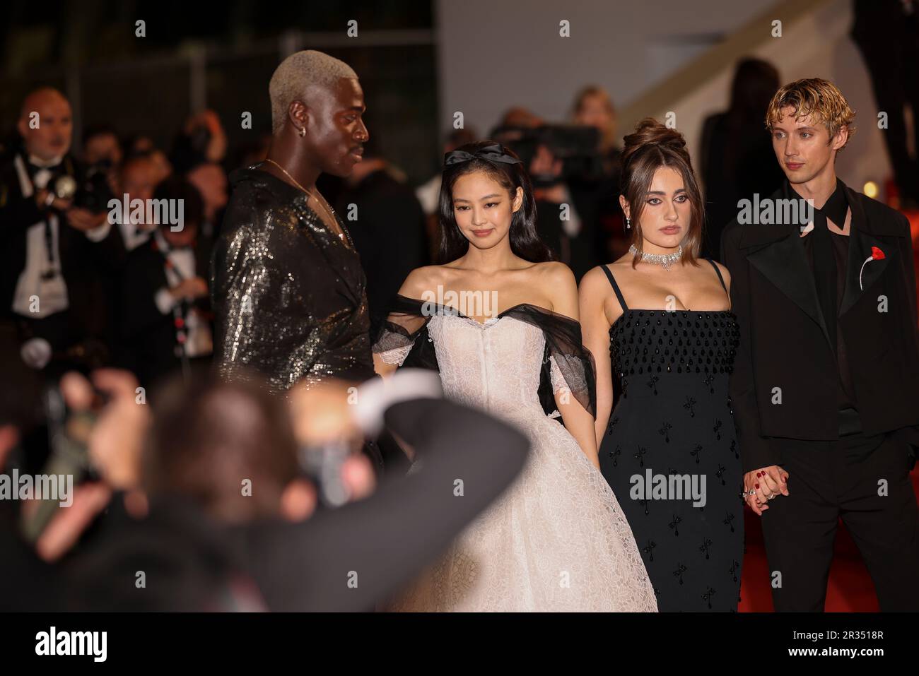 Moses Sumney, from left, Jennie Ruby Jane, Rachel Sennott, and Troye ...