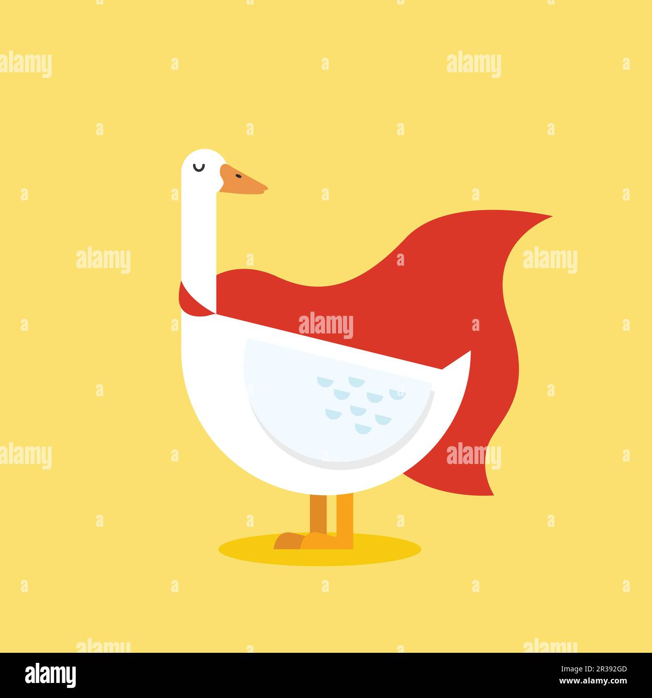 Gans vektor illustration Stock-Vektorgrafiken kaufen - Alamy