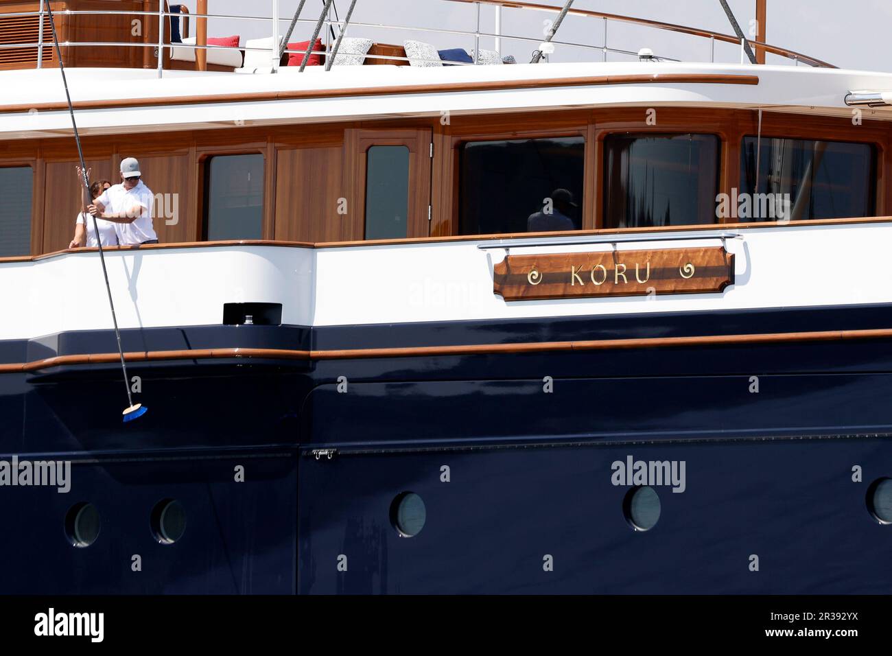 Cannes, Frankreich. 22. Mai 2023. Jeff Bezos und seine Freundin Lauren ...