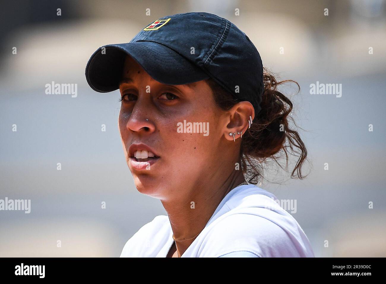 Madison KEYS aus den Vereinigten Staaten während einer Trainingssitzung ...