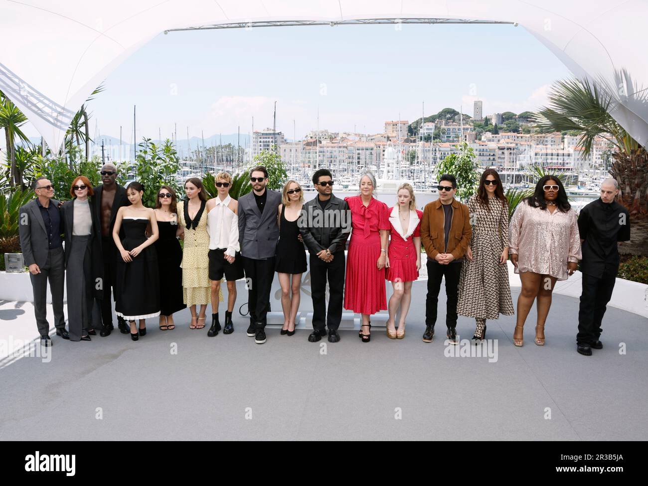 Hank Azaria, from left, Hari Nef, Moses Sumney, Jennie Ruby Jane ...
