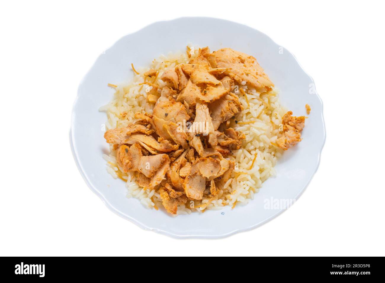 Türkisches und arabisches traditionelles Ramadan Chicken Döner Kebab ...