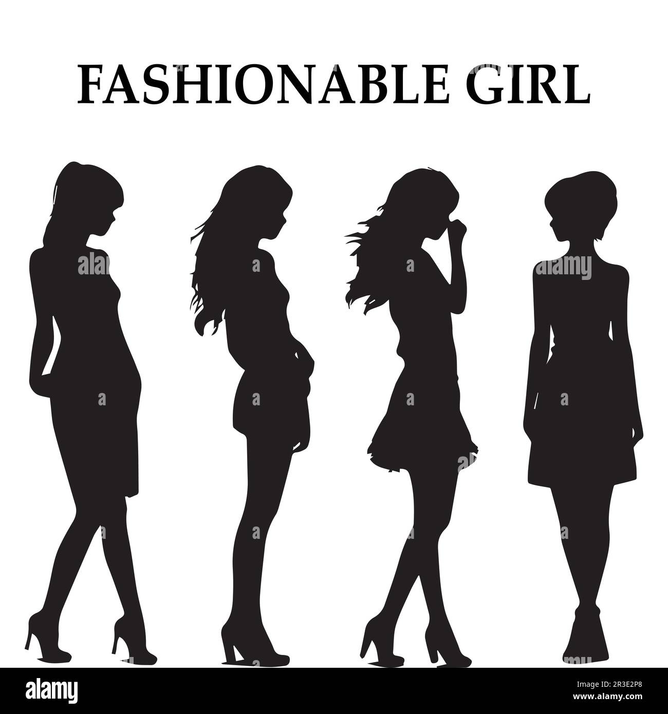 Fashionable vector vectors -Fotos und -Bildmaterial in hoher Auflösung – Alamy