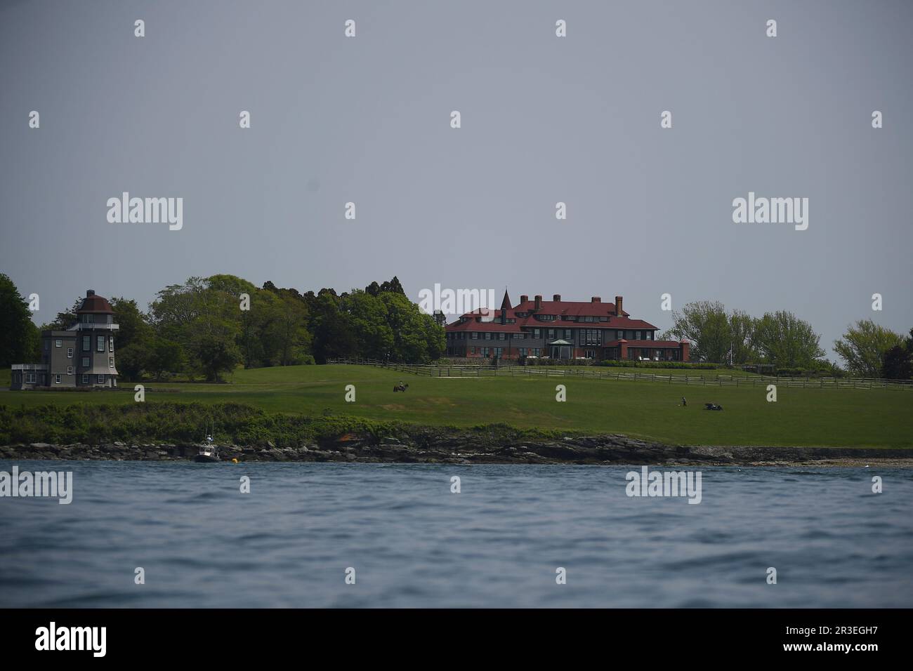 NEWPORT, RI - MAY 21: A general view of Hammersmith Farm, childhood ...