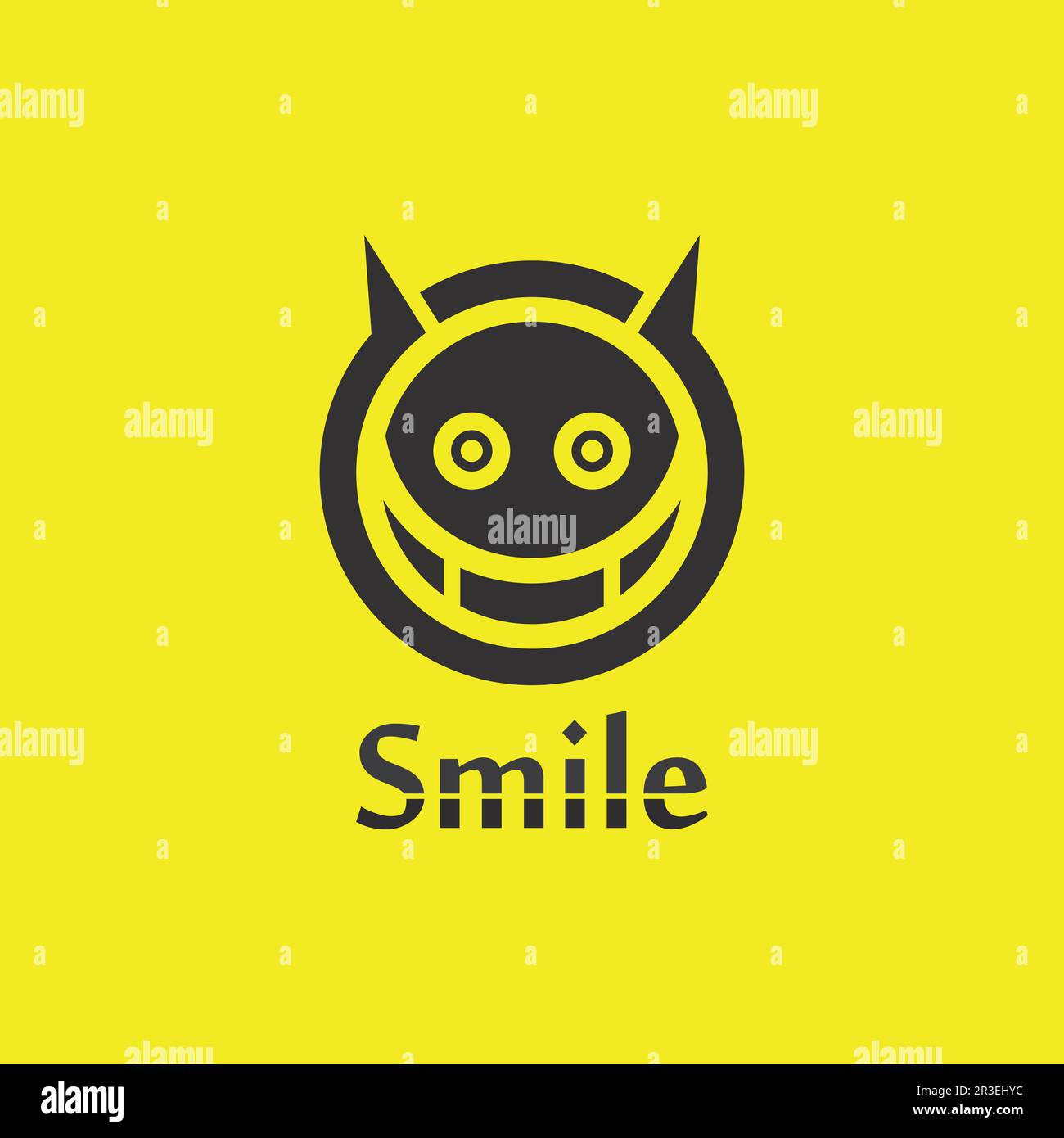 Happy face logo -Fotos und -Bildmaterial in hoher Auflösung – Alamy