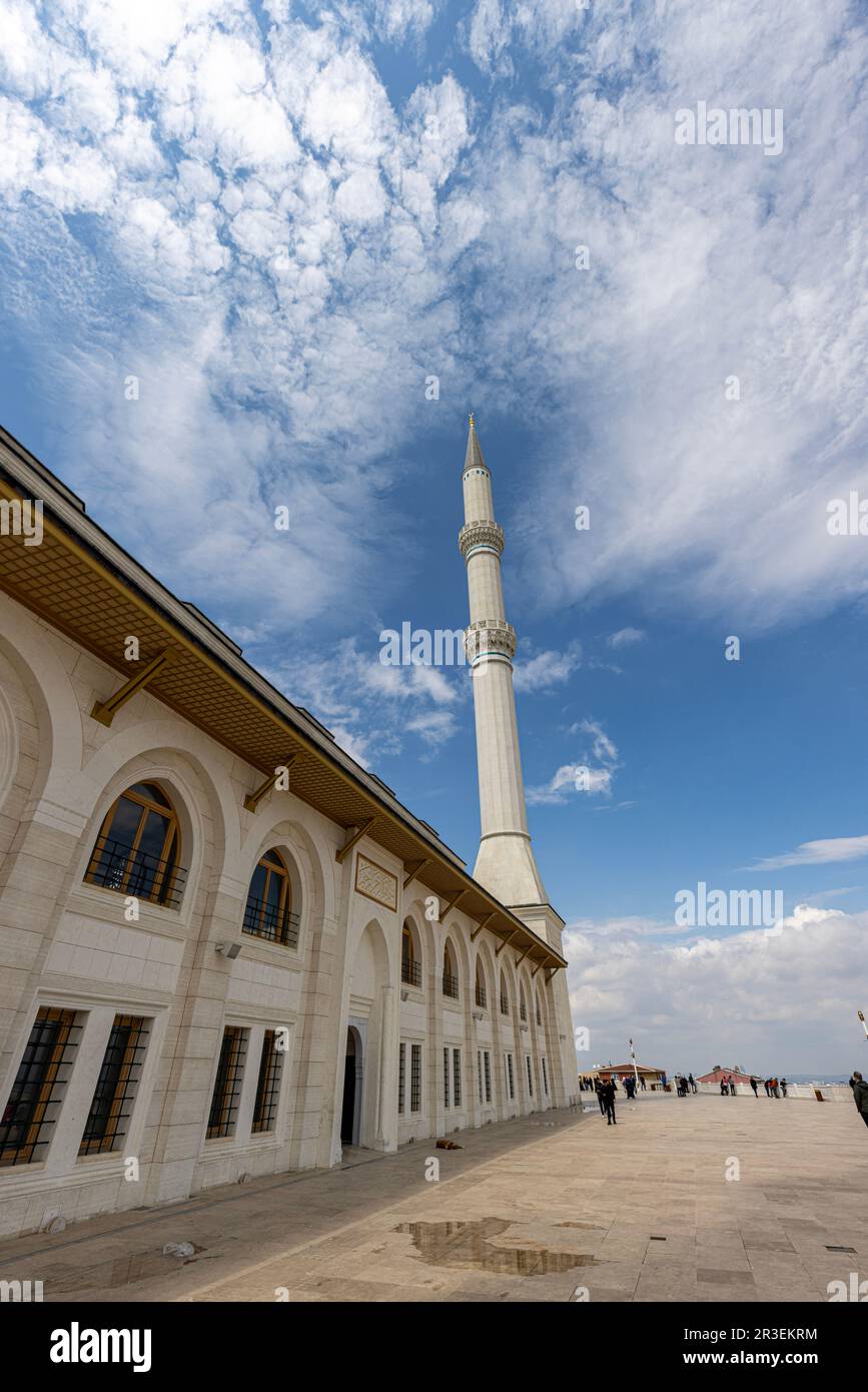 Istanbul, Türkei 21. April 2023; Istanbul camlica Moschee; camlica Hill ...