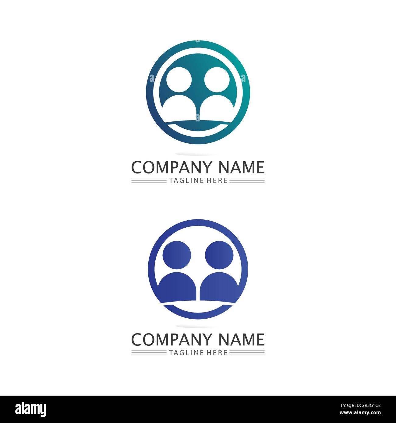 Erfolgreich Logo Team Work Marke und Business Logo, Vector Community ...