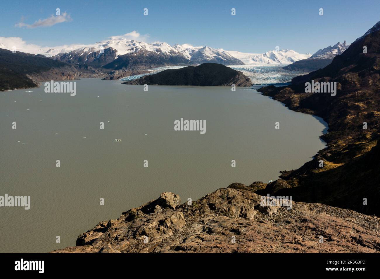 mirador de Grey, valle del lago Grey, Trekking W, Parque nacional ...