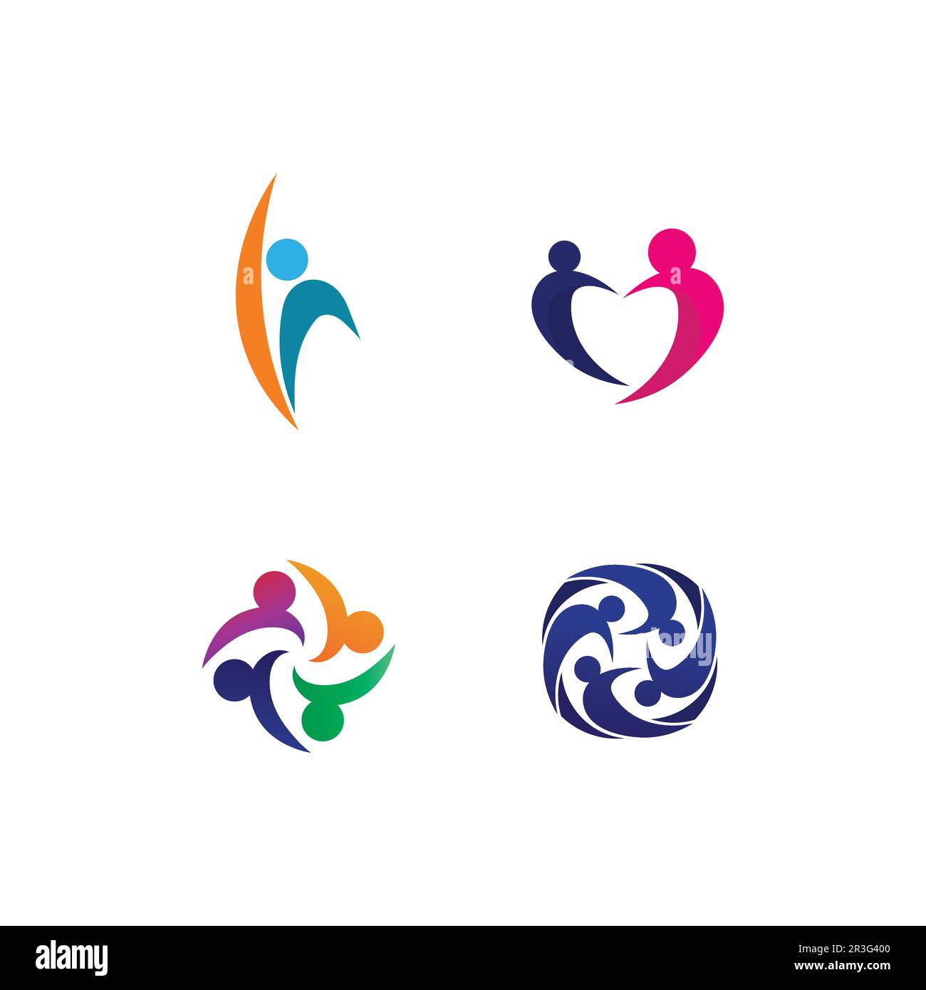 Erfolg Menschen Logo Team Arbeit Marke und Business Logo, Vector ...