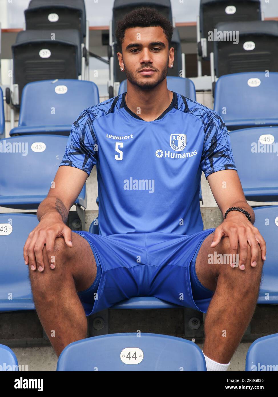 Neueinsteiger Jamie Lawrence zu Beginn des Trainings 1. FC Magdeburg ...