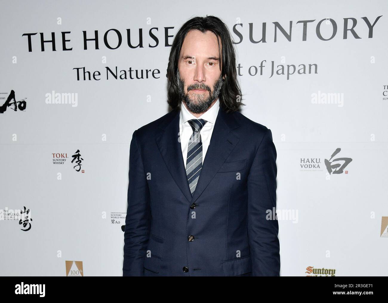 Keanu Reeves attends the 100th anniversary of House of Suntory and "The ...