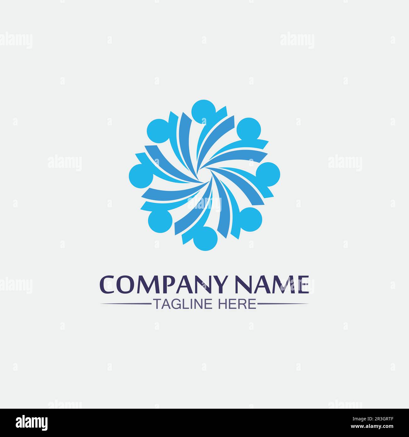 Erfolgreich Logo Team Work Marke und Business Logo, Vector Community ...