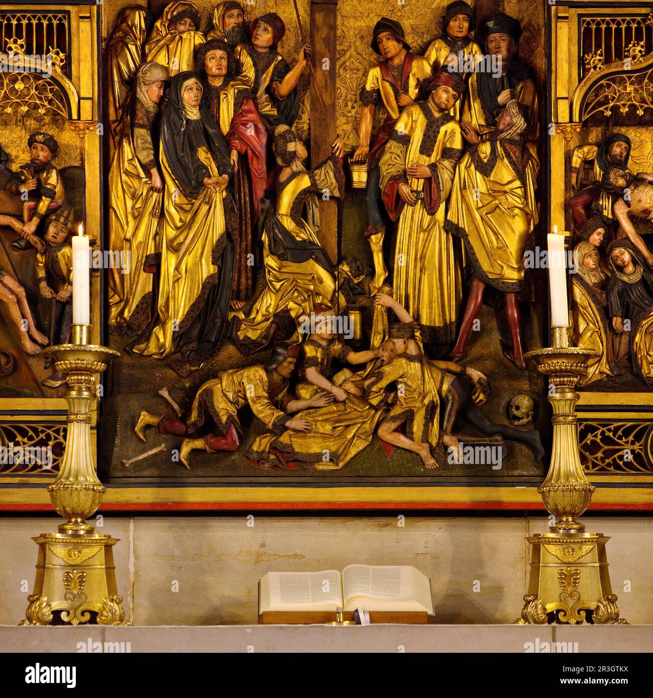 Detail des Retabel des Hochaltar, Marktkirche St. Georgii et Jacobi, Landeshauptstadt Hannover ...