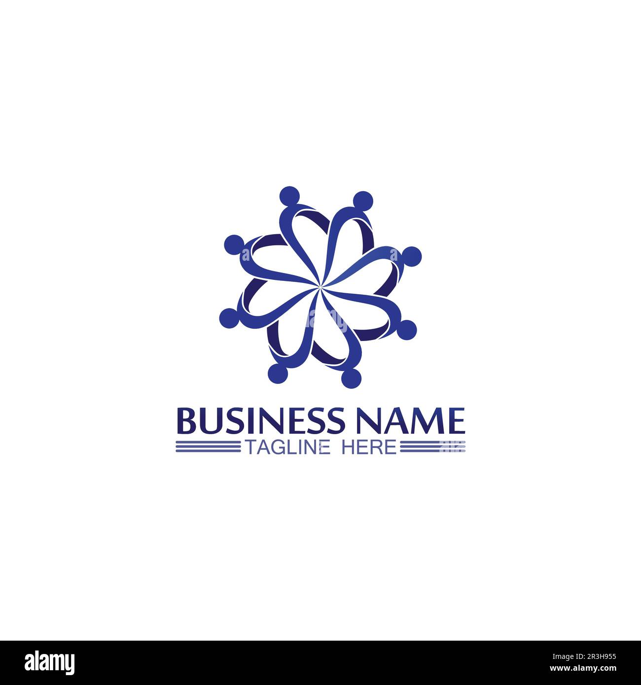 Erfolgreich Logo Team Work Marke und Business Logo, Vector Community ...