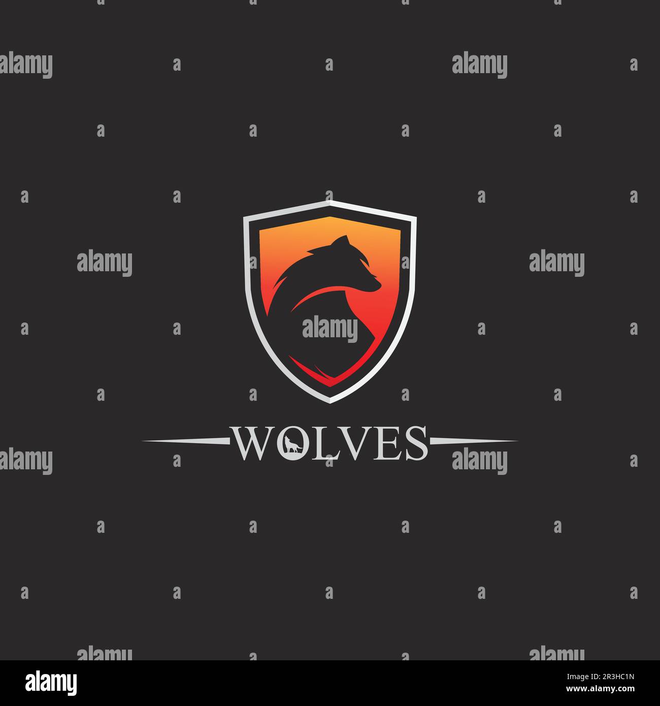 Wolf predator black silhouette animal -Fotos und -Bildmaterial in hoher Auflösung – Alamy
