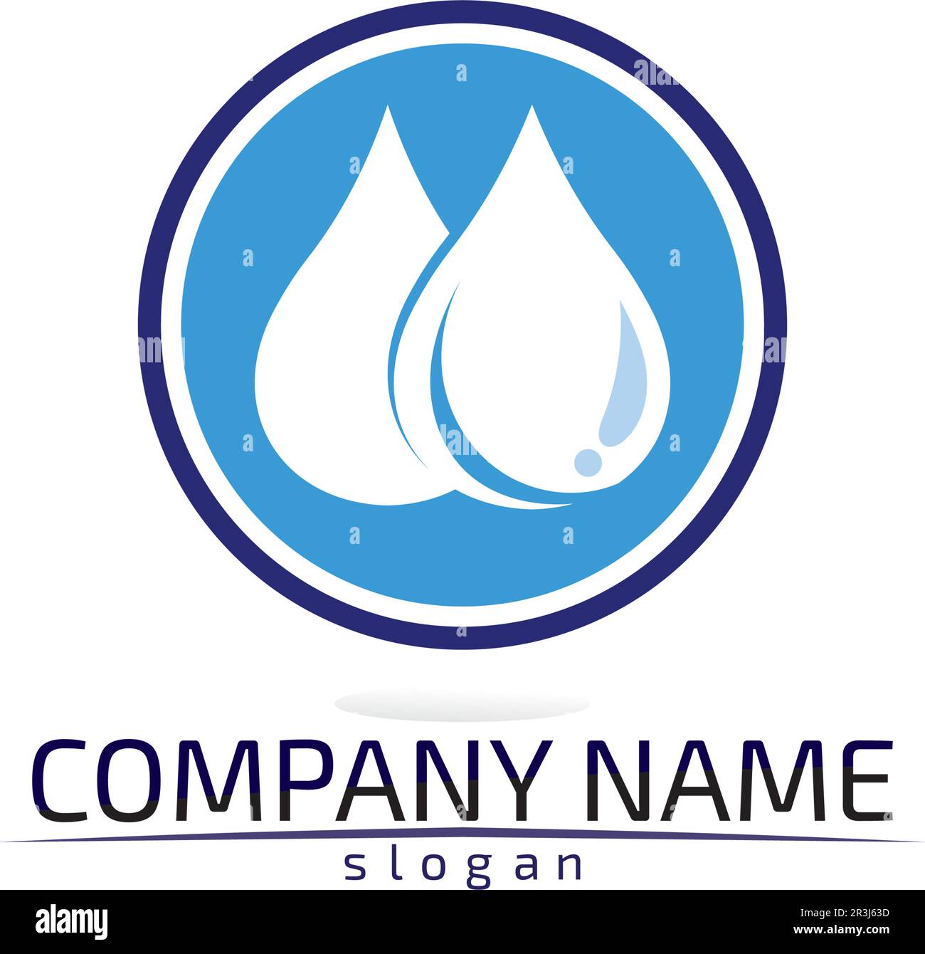 Wellen Strand Logos und Symbole Vorlage Symbole app Stock-Vektorgrafik ...