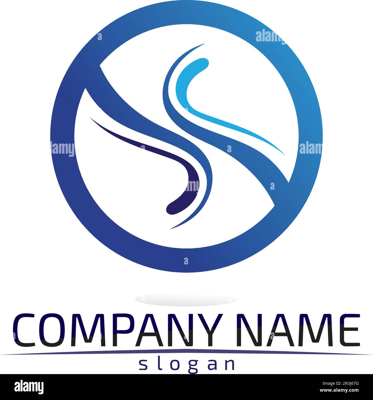 Wellen Strand Logos und Symbole Vorlage Symbole app Stock-Vektorgrafik ...