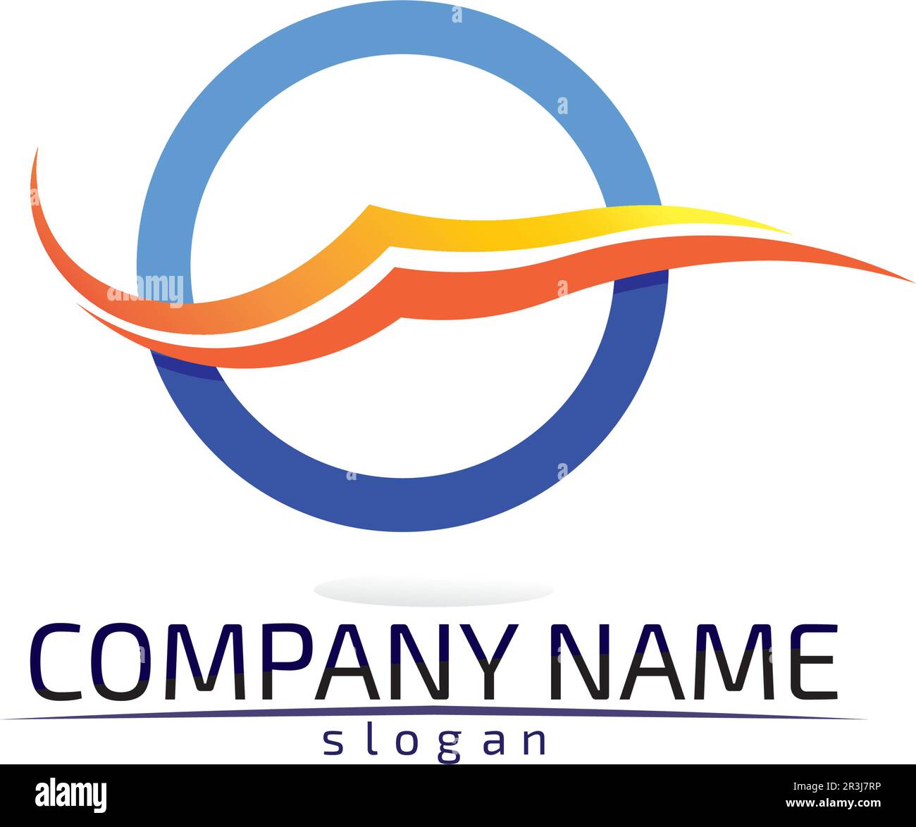 Wellen Strand Logos und Symbole Vorlage Symbole app Stock-Vektorgrafik ...