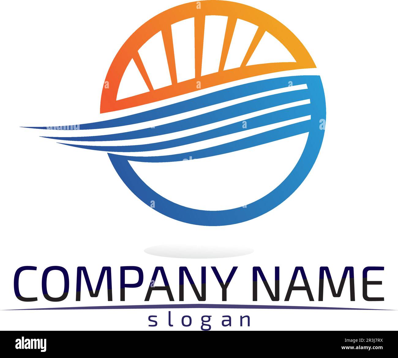 Wellen Strand Logos und Symbole Vorlage Symbole app Stock-Vektorgrafik ...