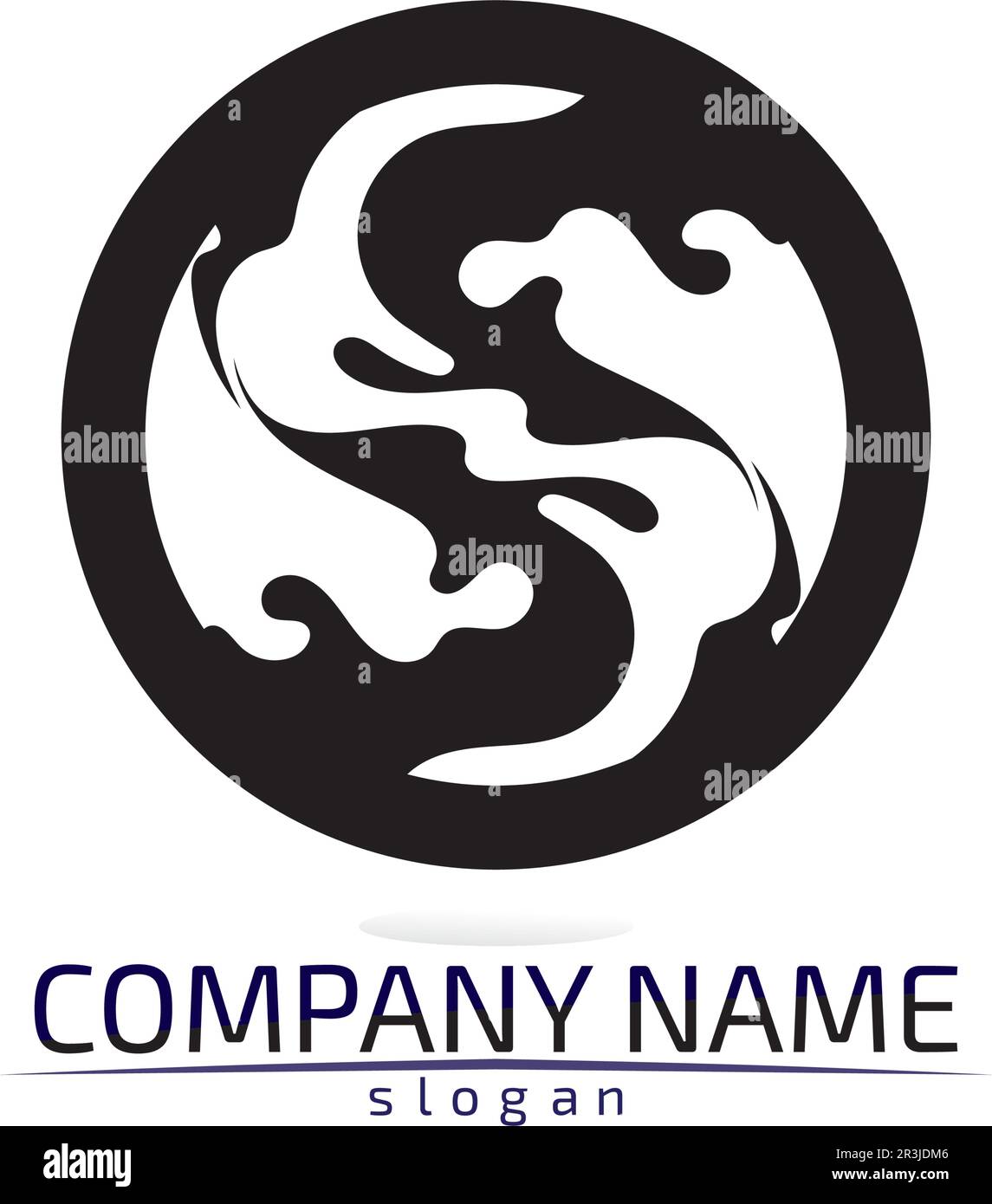 Wellen Strand Logos und Symbole Vorlage Symbole app Stock-Vektorgrafik ...