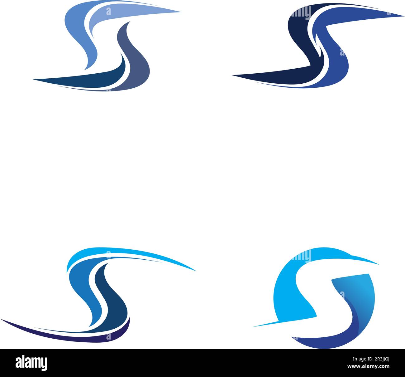 Wellen Strand Logos und Symbole Vorlage Symbole app Stock-Vektorgrafik ...