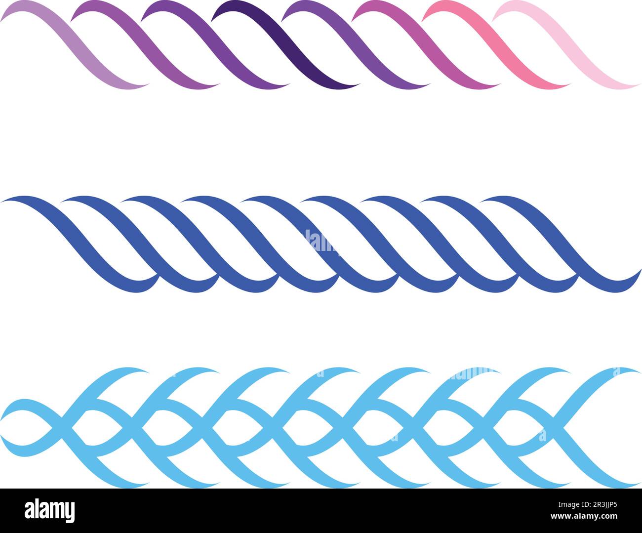 Wellen Strand Logos und Symbole Vorlage Symbole app Stock-Vektorgrafik ...