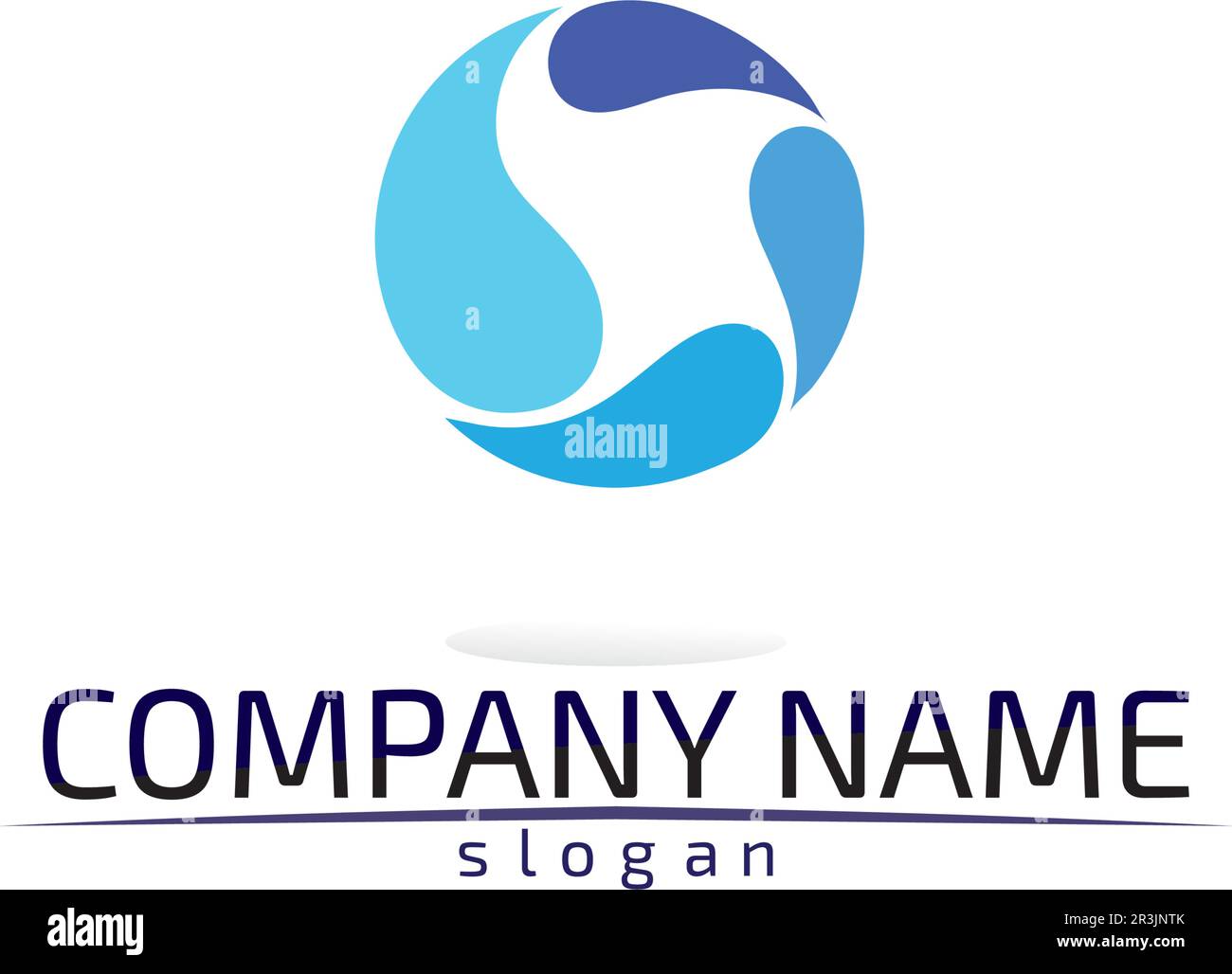 Wellen Strand Logos und Symbole Vorlage Symbole app Stock-Vektorgrafik ...