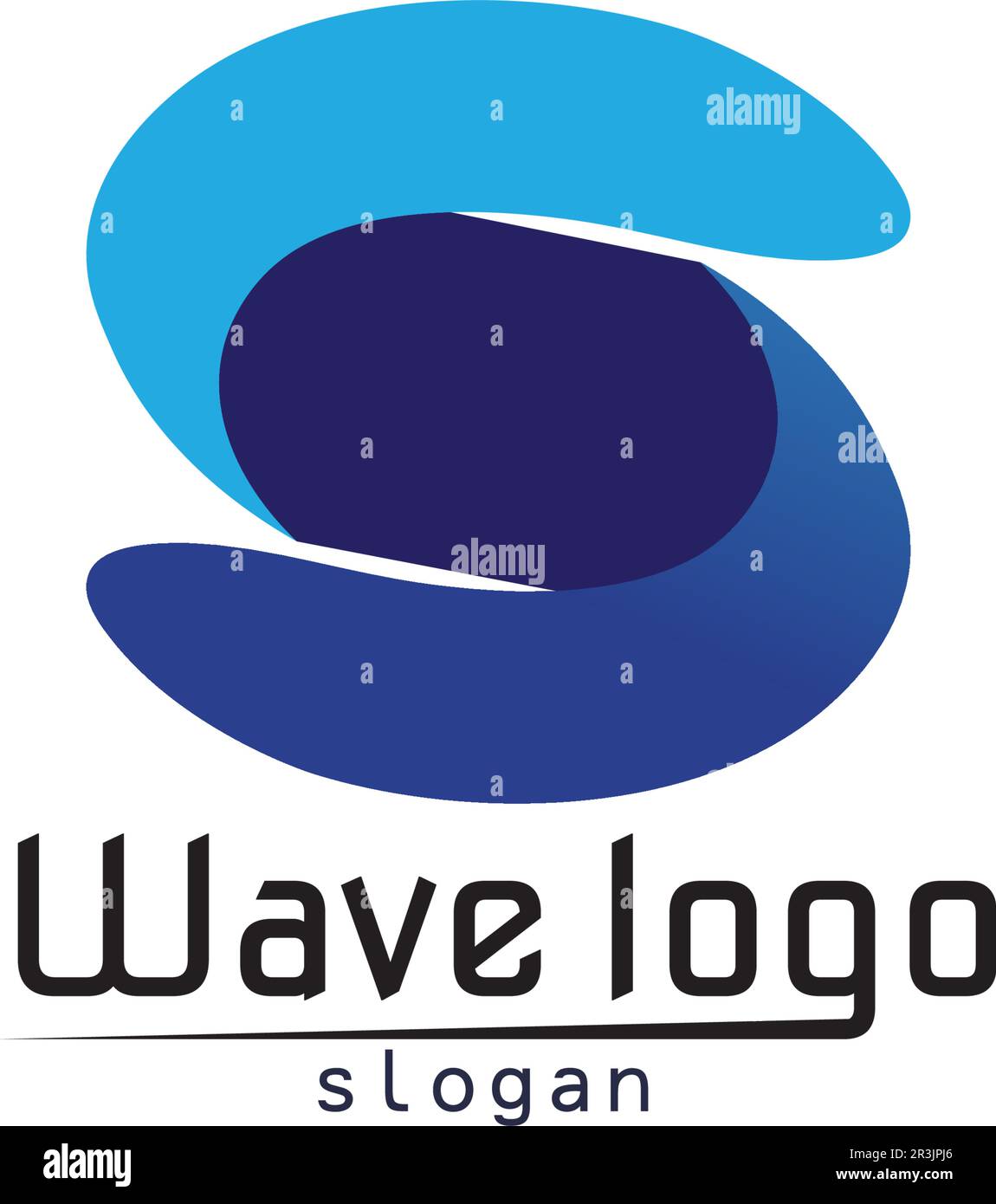 Wellen Strand Logos und Symbole Vorlage Symbole app Stock-Vektorgrafik ...