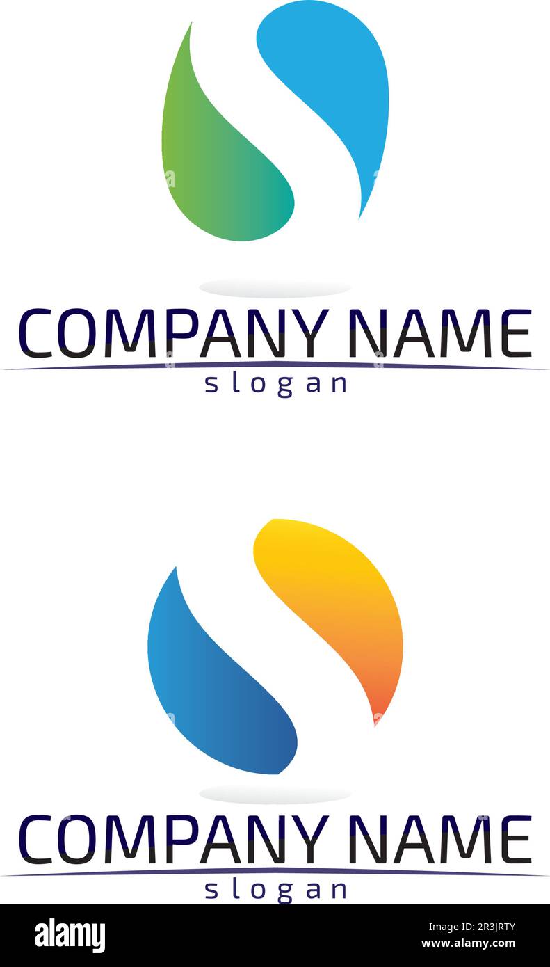 Wellen Strand Logos und Symbole Vorlage Symbole app Stock-Vektorgrafik ...