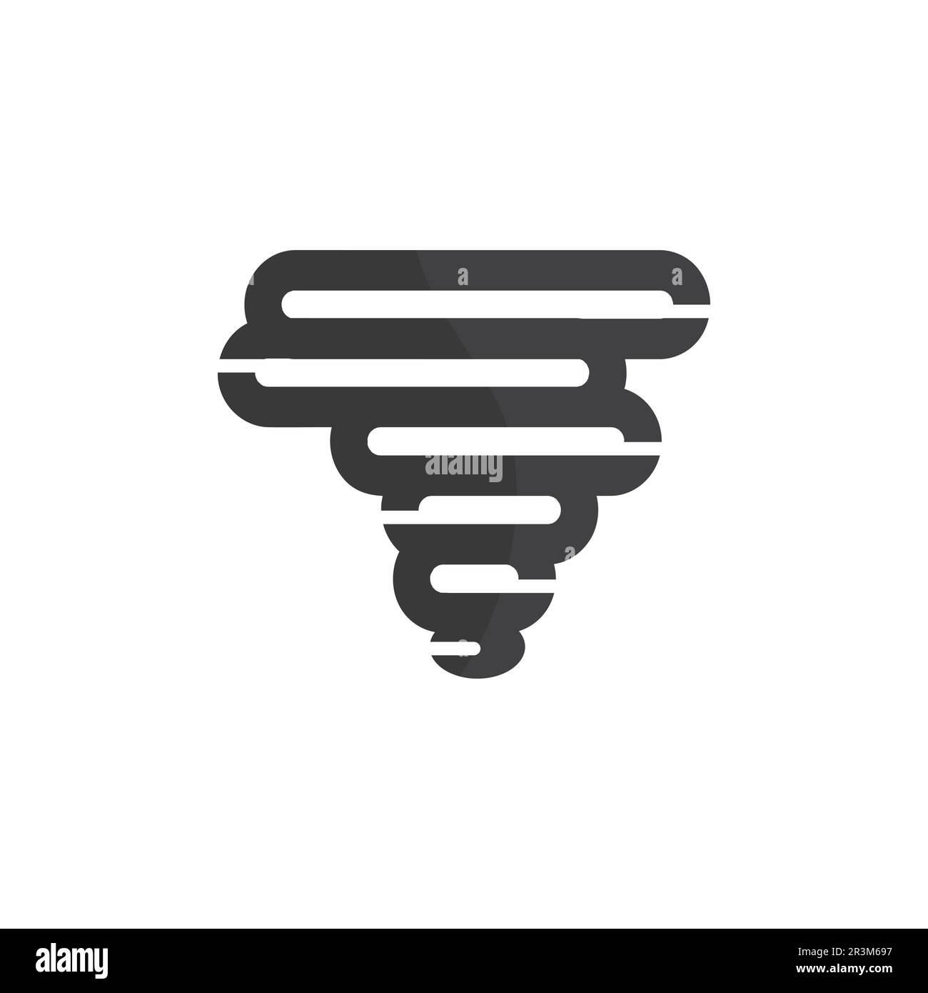 Tornado symbol design -Fotos und -Bildmaterial in hoher Auflösung – Alamy