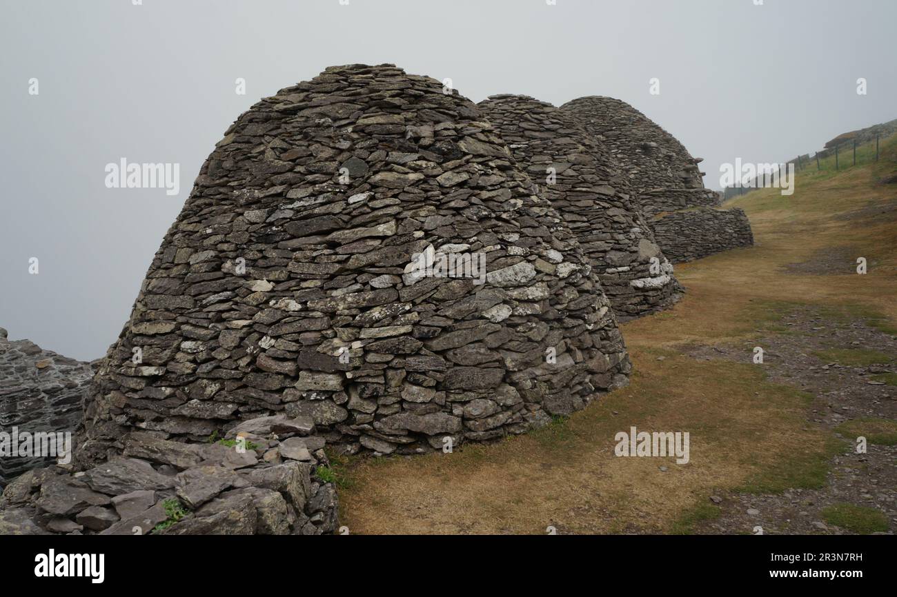 Die Insel Skellig Michael, auch bekannt als der große Skellig, ist die ...
