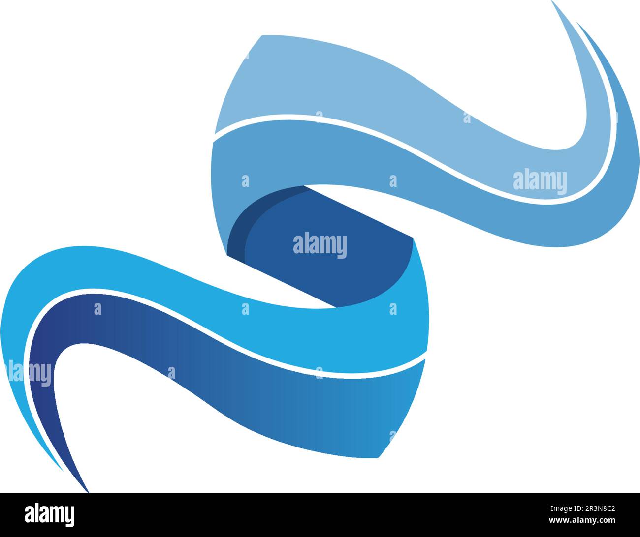 Wellen Strand Logos und Symbole Vorlage Symbole app Stock-Vektorgrafik ...