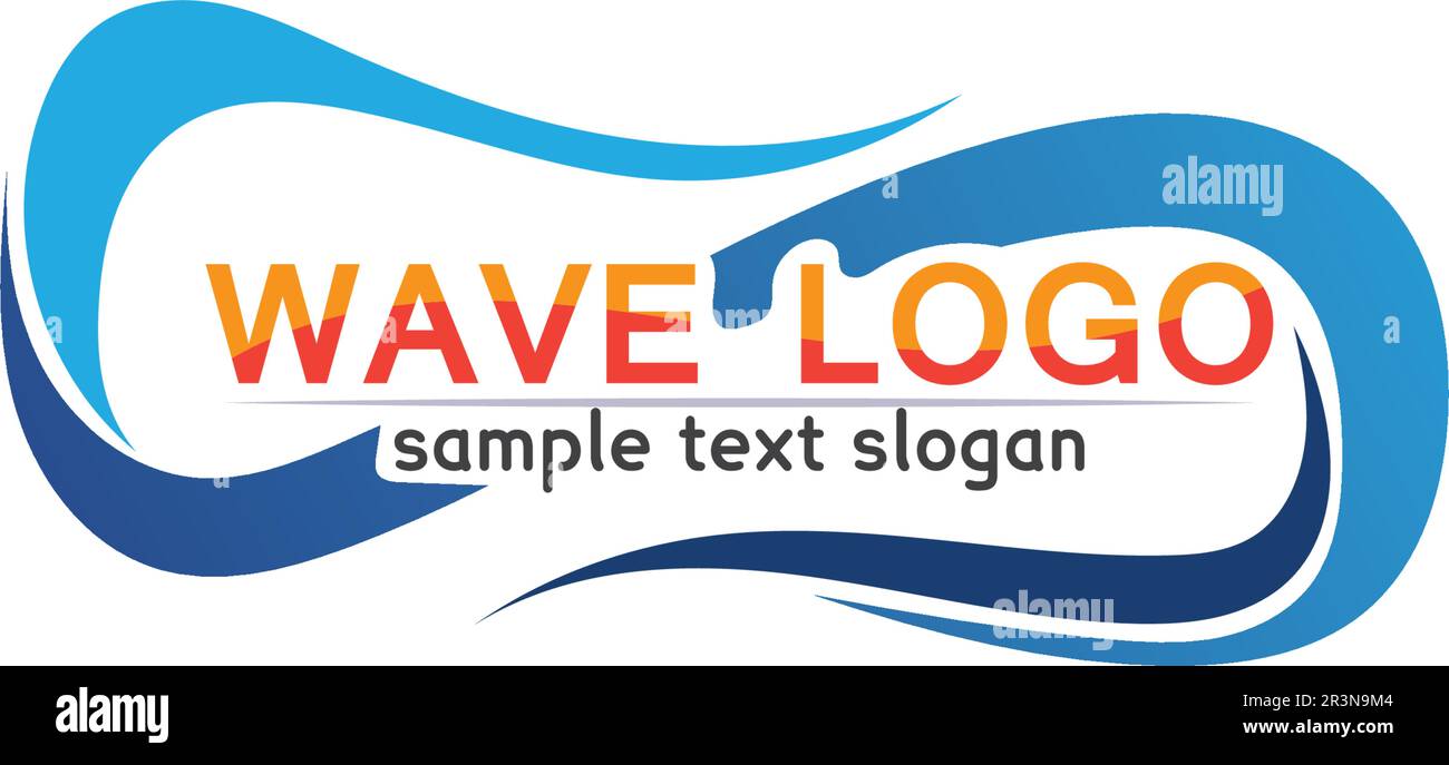 Wellen Strand Logos und Symbole Vorlage Symbole app Stock-Vektorgrafik ...