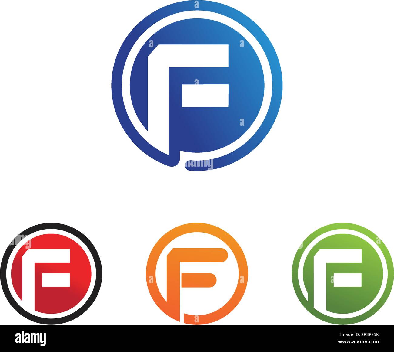 Schnelles buchstabenlogo Stock-Vektorgrafiken kaufen - Alamy