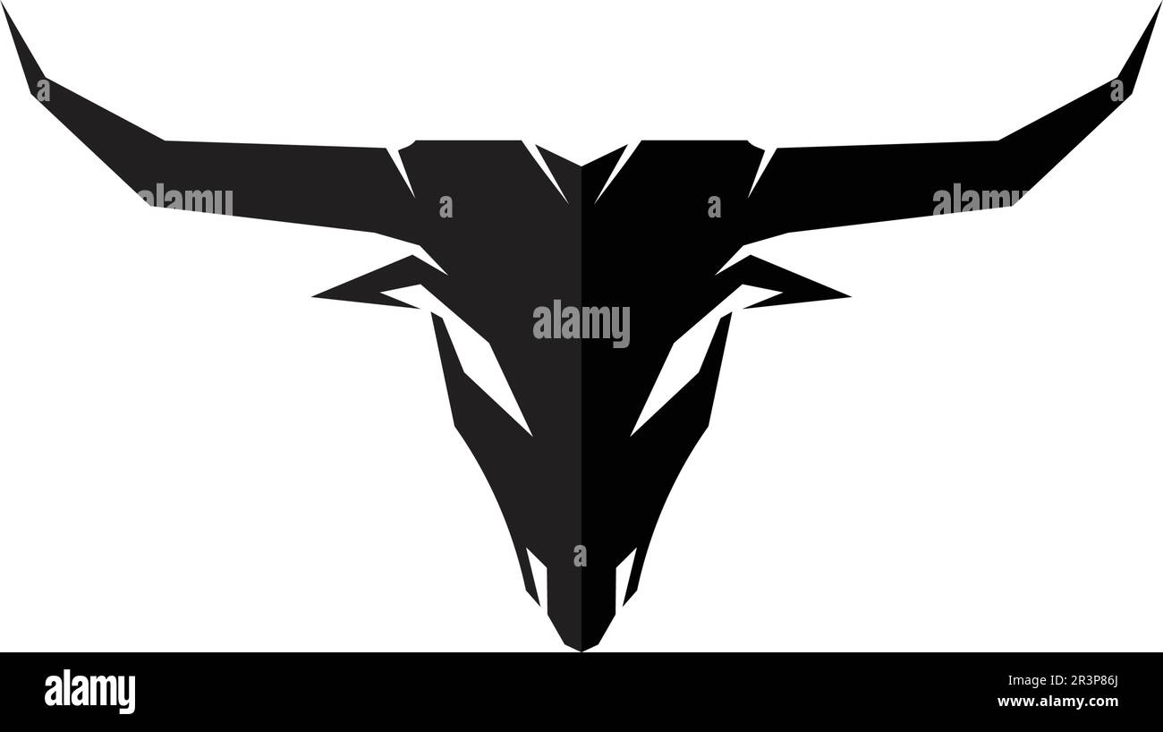 Stier Horn Logos und Symbole Vorlage Symbole app Stock-Vektorgrafik - Alamy