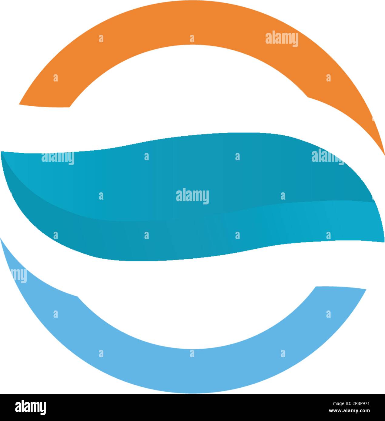 Wellen Strand Logos und Symbole Vorlage Symbole app Stock-Vektorgrafik ...