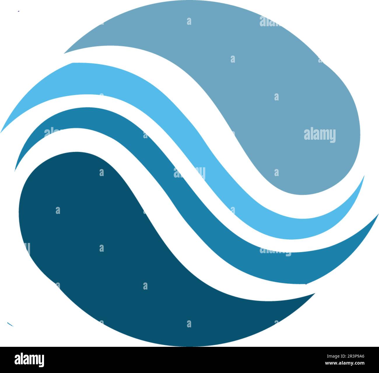 Wellen Strand Logos und Symbole Vorlage Symbole app Stock-Vektorgrafik ...