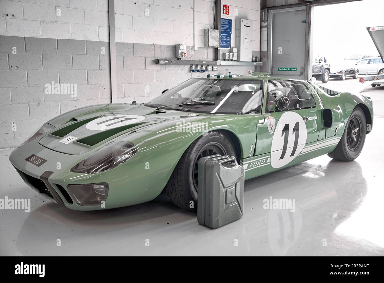 Ford GT40 Mk. 1, 1965 legendärer Rennwagen der USA. 2023 VSCC Pomeroy ...