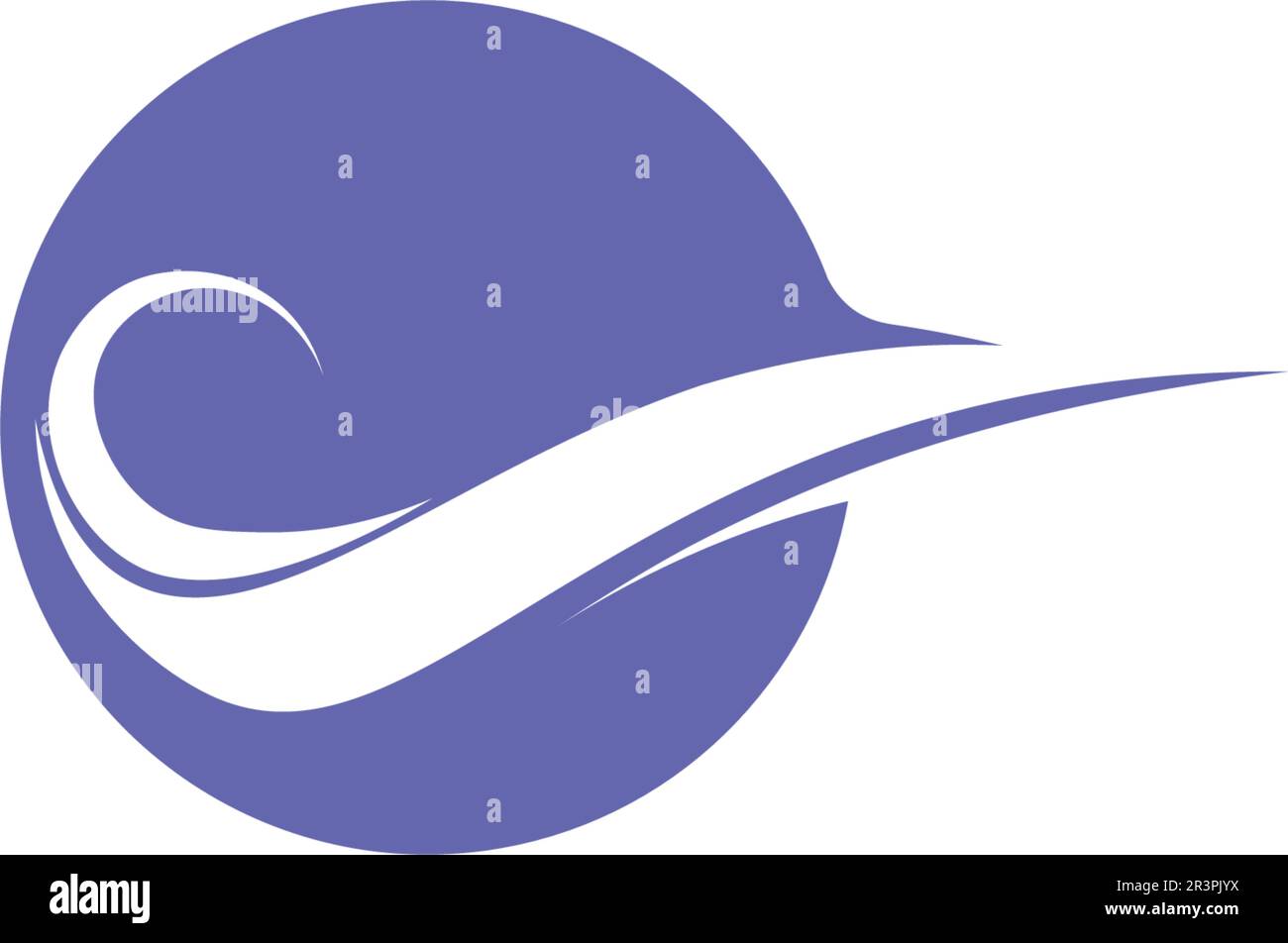 Wellen Strand Logos und Symbole Vorlage Symbole app Stock-Vektorgrafik ...