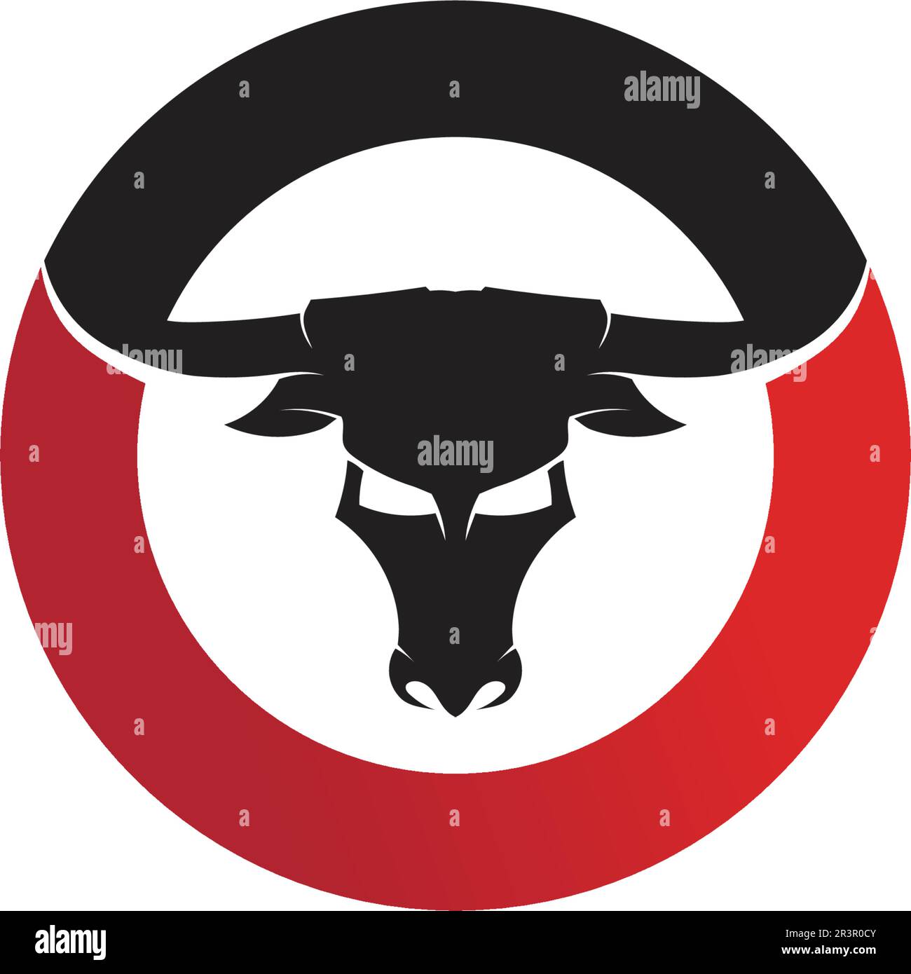 Stier Horn Logos und Symbole Vorlage Symbole app Stock-Vektorgrafik - Alamy