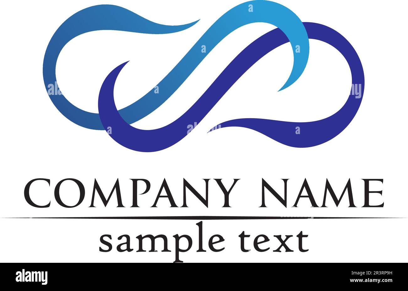 Wellen Strand Logos und Symbole Vorlage Symbole app Stock-Vektorgrafik ...