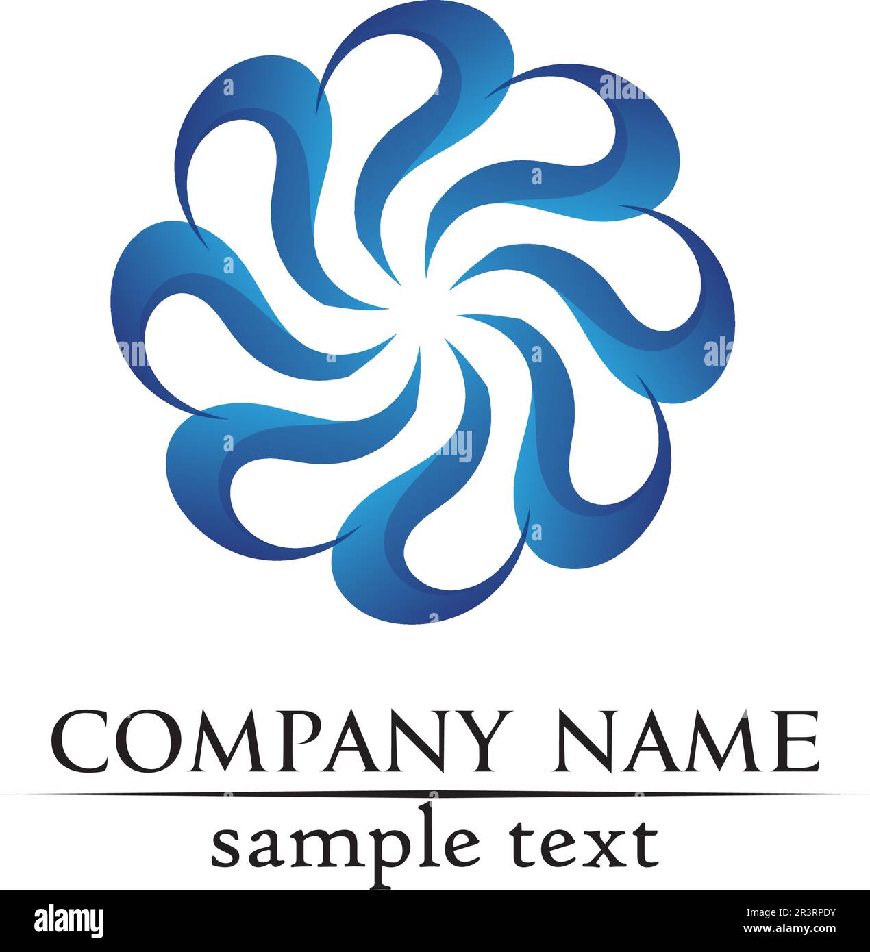 Wellen Strand Logos und Symbole Vorlage Symbole app Stock-Vektorgrafik ...